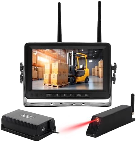 Amazon.com: 7 Inch Forklift IR Laser Positioning Magnetic Camera ...