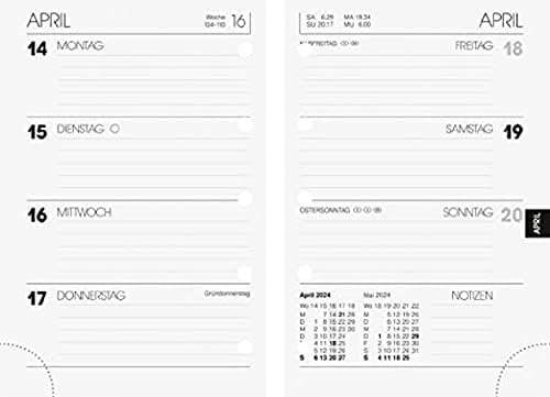 BRUNNEN Weekly Replacement Calendar Model 723 2024 2 Pages = 1 Week ...