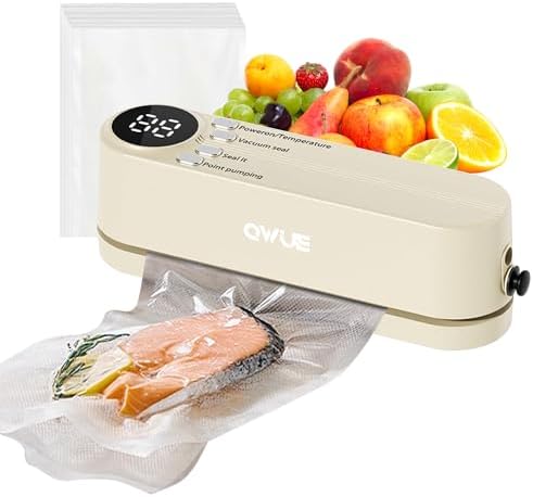 Amazon.com: Megawise Vacuum Sealer Bags, 8-Inch Wide x 21.6 Feet Long ...