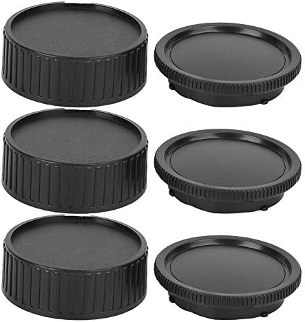 Amazon.com : 3 * Lens & 3 * Camera Body Rear Lens Cover for Leica M ...