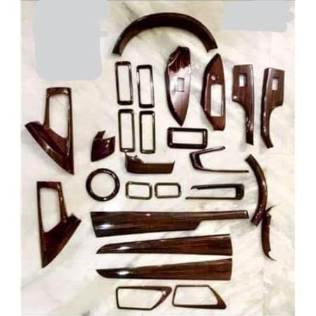 Set of 26 Pcs Interior Decoration Wooden Interior Kit for Innova Crysta ...
