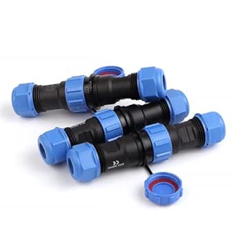1pc LP/SP17 IP68 Docking Type Waterproof Connector Solderless 2/3/4Pin ...