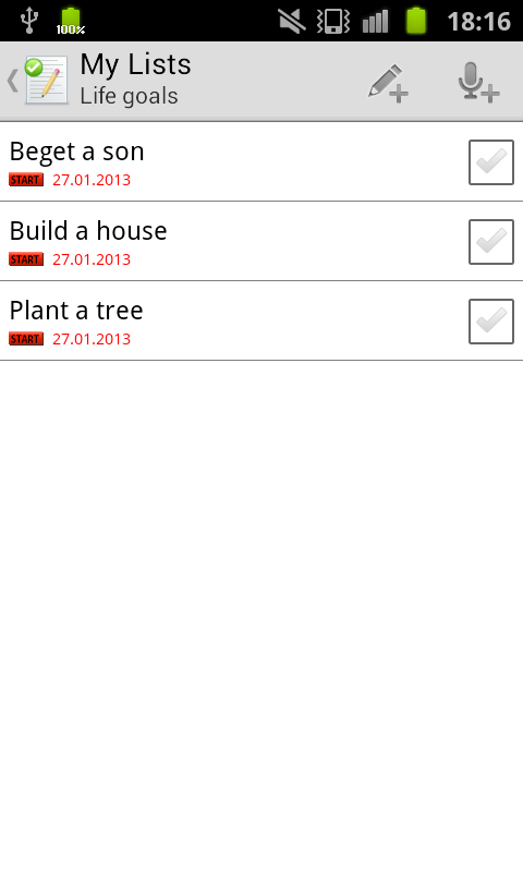 My Lists - App on Amazon Appstore