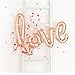 Amazon.com: Large Rose Gold Love Script Balloon