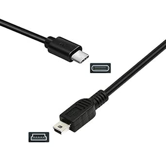 Amazon.com: ienza USB C to Mini B Cable for Select Canon, Vixia, Nikon ...