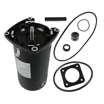 Amazon.com: elfinrm USQ1102 Square Flange Pool Motor, 1 HP Pool Pump ...