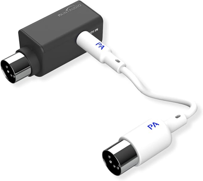 PAINTAUDIO Wireless MIDI Adapter, MIDI Mate Ultra Low Latency Adapter ...