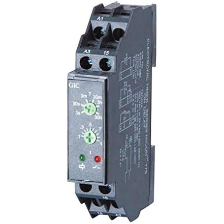 GIC Make Micon 175 ON DELAY TIMER MR 240VAC/24VAC/DC (Cat No: 12ODT4 ...