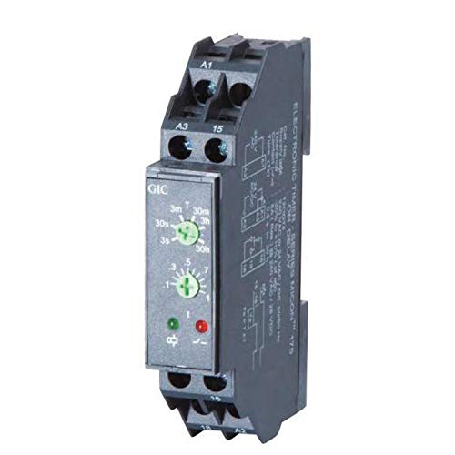 GIC Make Micon 175 ON DELAY TIMER MR 240VAC/24VAC/DC (Cat No: 12ODT4 ...