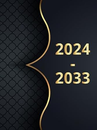 Content Creator Planner: 10 Year Monthly 2024 2033, 120 Months Calendar ...