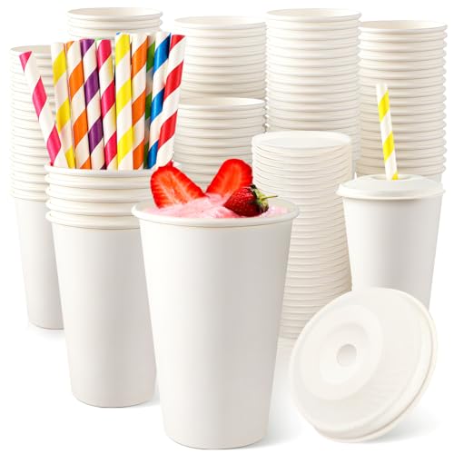 Best Paper Cups With Lids and Straws for Any Occasion – With Kitchen Pro