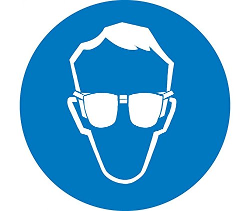 Amazon.com: Wear Eye Protection Iso Label - 10 Pack : Industrial ...