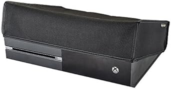 Amazon.com: eXtremeRate Black Horizontal Dust Cover for Xbox One ...