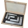 Faithfull Engineers Steel Try Square Set 4 Piece - 50,75,100,150mm (2in ...