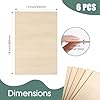 Amazon.com: 6 Pack Basswood Sheets for Crafts 1/8x12x18 Inch 3mm Larger ...