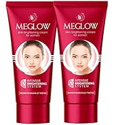 Meglow Face Cream Combo Pack of 2 for Men, 50g- Aloevera Extracts Helps ...