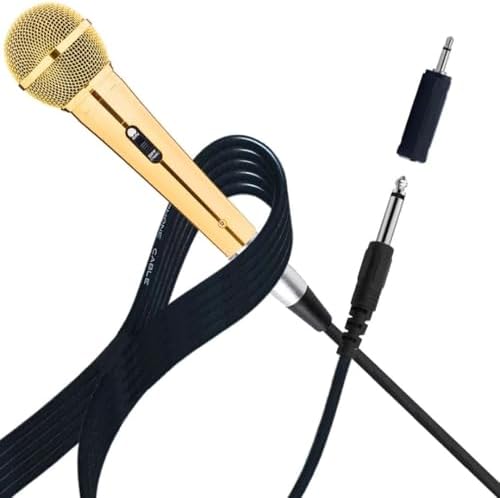 Amazon.com: RhymKawa Sparkle Gold Cardioid Dynamic Vocal Wire ...