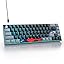 surmen 65% Mechanical Gaming Keyboard with Linear Red Switch, Wired ...