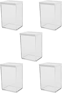 BESTOYARD 5pcs Crisper Food Storage Container for Refrigerator Kitchen ...