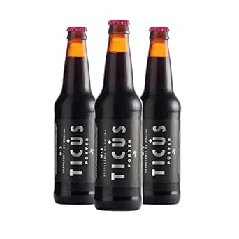 Cervecería de Colima Cerveza Ticús Porter 12 Botellas de 355ml : Amazon ...
