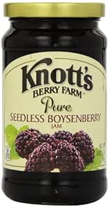Amazon.com: Knotts Seedless Boysenberry Jam, 16 Oz : Grocery & Gourmet Food