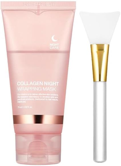 Collagen Night Wrapping Mask Peel-Off Overnight Collagen Face Mask ...
