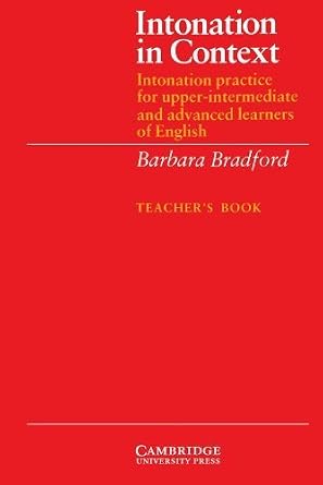 Amazon.co.jp: Intonation in Context Teacher's book: Intonation Practice ...