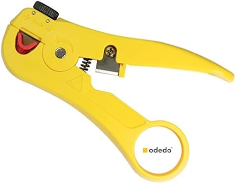 Odedo® wire stripper with cable cutter for network cables, ethernet ...
