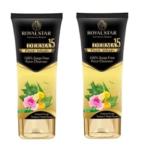 Royal-Star Derma Face Wash for All Skin Types 200 ML (Pack of 2 ...
