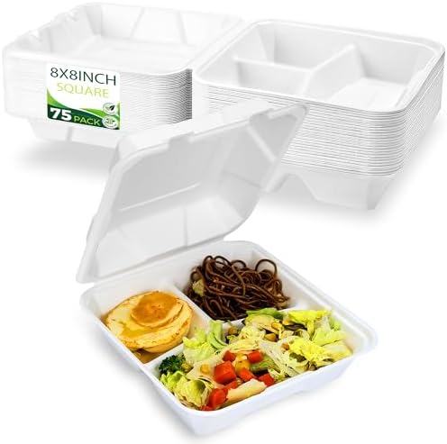 Amazon.com: YANGRUI To Go Containers, Reusable 65 Pack 7.8 Inch BPA ...