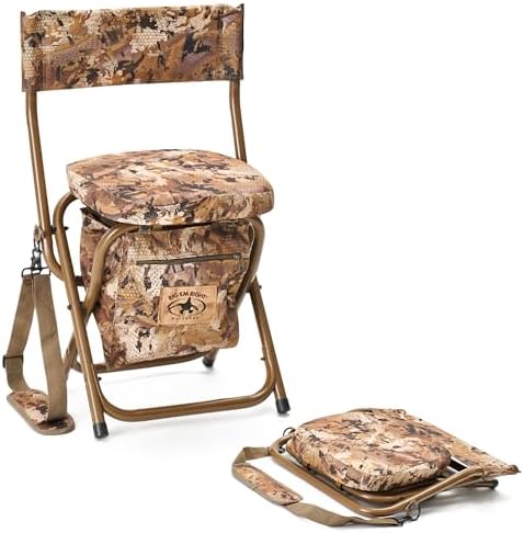Amazon.com: Rig'Em Right Waterfowl Hyde Hunting Stool for Blinds and ...