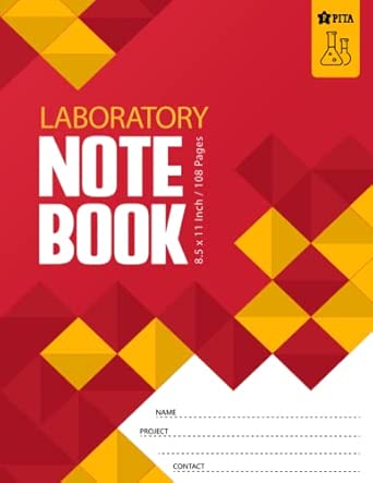 LABORATORY NOTEBOOK: Lab Notebook for Science Students, Record Research ...