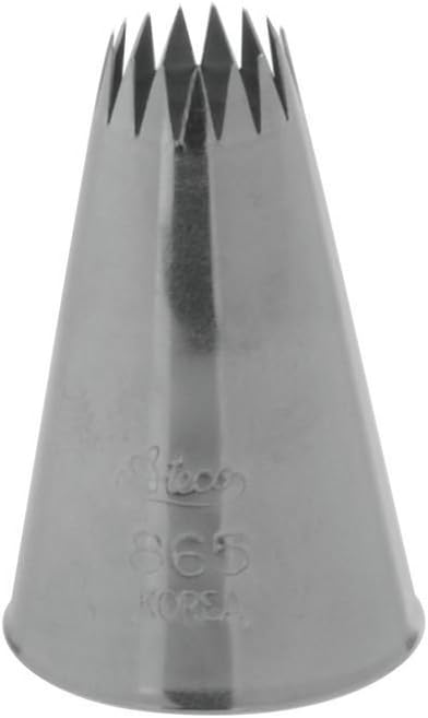 Amazon.com: Ateco # 866 - French Star Pastry Tip 1/2'' Opening Diameter ...