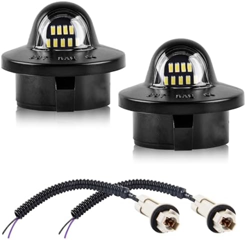 Amazon.com: Gempro Led License Plate Light with Socket Wire Harness ...