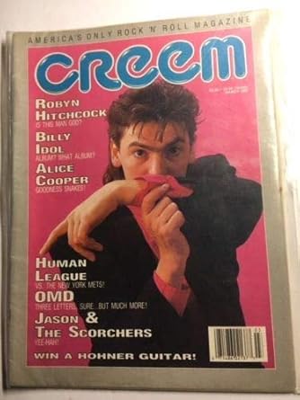 Creem magazine March 1987 Robyn Hitchcock cover: Robyn Hitchcock, Billy ...
