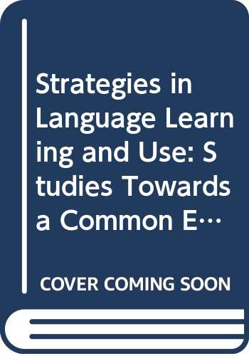 Strategies in Language Learning and Use: Modern Languages: Henri Holec ...