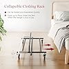 Amazon.com: Tajsoon Clothing Rack Heavy Duty Clothes Rack Garment Rack ...