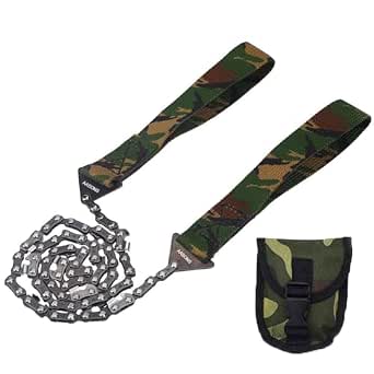 AASONS Outdoor Pocket Chainsaw Chain, Compact Folding Hand Saw Tool ...