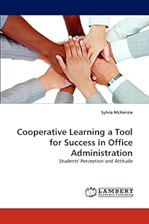 Buy Cooperative Learning a Tool for Success in Office Administration Book Online at Low Prices ...