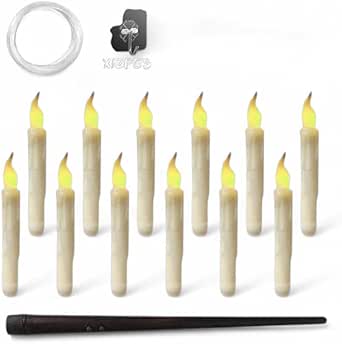 12pcs LED Floating Candles Lights Set with Remote Control – Warm White ...