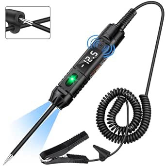 Amazon.com: WINAMOO 3-72V Automotive Test Light, Digital LED Light ...