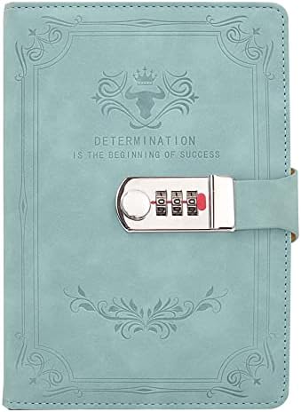 MOHOO ﻿Diary with Lock Leather Journal Password Combination Lock ...