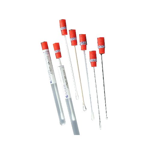 Deltalab 300261 Sterile Swab in Round Tube, Snappable Polystyrene and ...