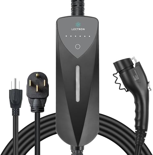 Amazon.com: Lectron Level 1/2 (8A - 40A) J1772 Portable EV Charger ...