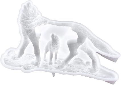 Amazon.com: EXCEART Wolf Shape Silicone for Epoxy Resin Crafts Flexible ...