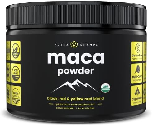 Amazon.com: Organic Maca Root Capsules for Women & Men | 2100mg, 180 ...