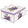 Lavatelli Bauletto Violette - Decorative Storage Box With Lid and ...