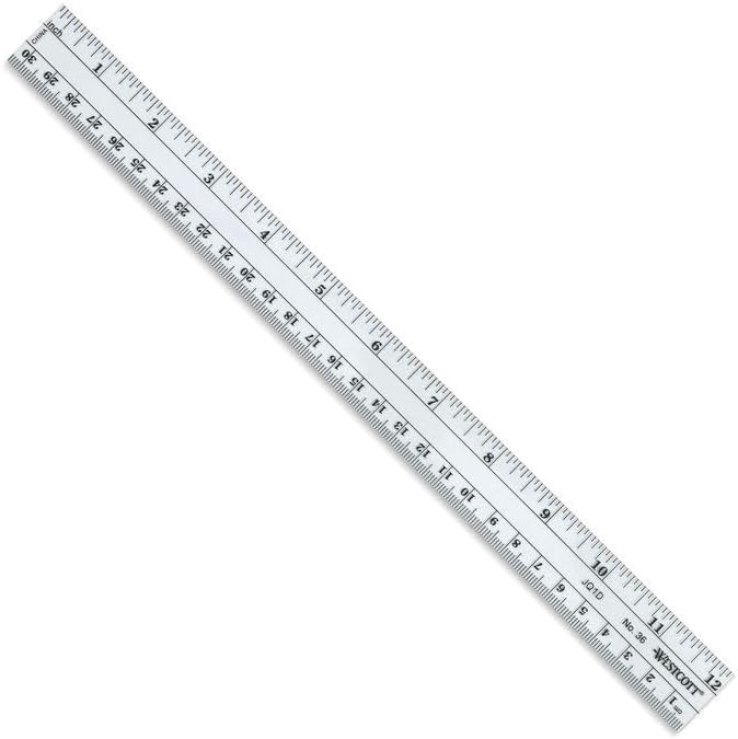 30Cm Pack of 1 Plastic Ruler/Scale for Multi Purpose Durable And Sturdy ...