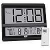 Amazon.com: TEMU Atomic Clock Large Display, Black : Home & Kitchen