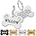 Personalised Dog Tags for Pets Engraved UK — Stainless Steel Bone Dog ...